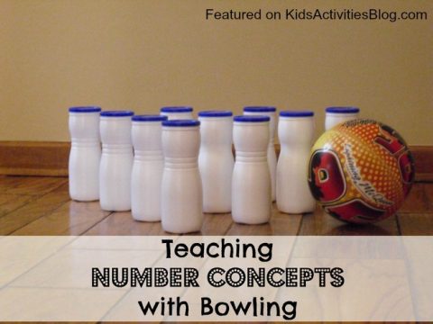 Teaching Number Concepts {Fun Bowling Game}