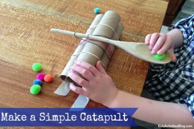 Building a Catapult for Kids {Simple Catapult = Catapult Games} | Kids ...