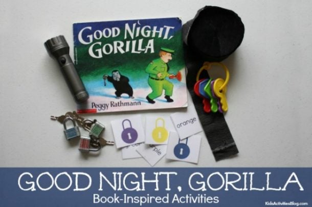 Good Night Gorilla Book Activities {Book Inspired Printables for Kids}
