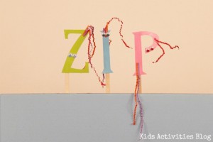Spelling Practice with DIY Letter Puppets