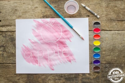 Fun Watercolor Resist Art Idea Using Crayons | Kids Activities Blog