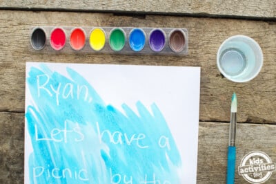 Fun Watercolor Resist Art Idea Using Crayons | Kids Activities Blog