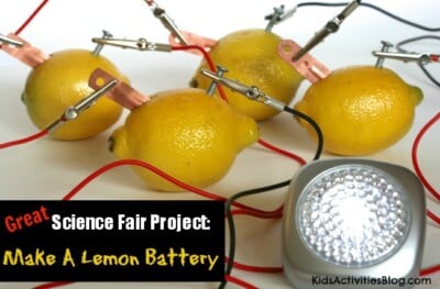 How to Make a Super Cool Lemon Battery for the Science Fair | Kids ...