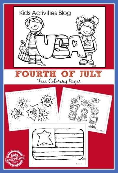 7 Festive & Free Fourth of July Coloring Pages | Kids Activities Blog