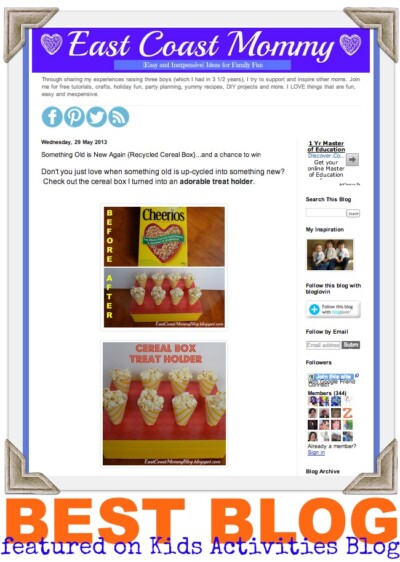 {Best Blog} East Coast Mommy