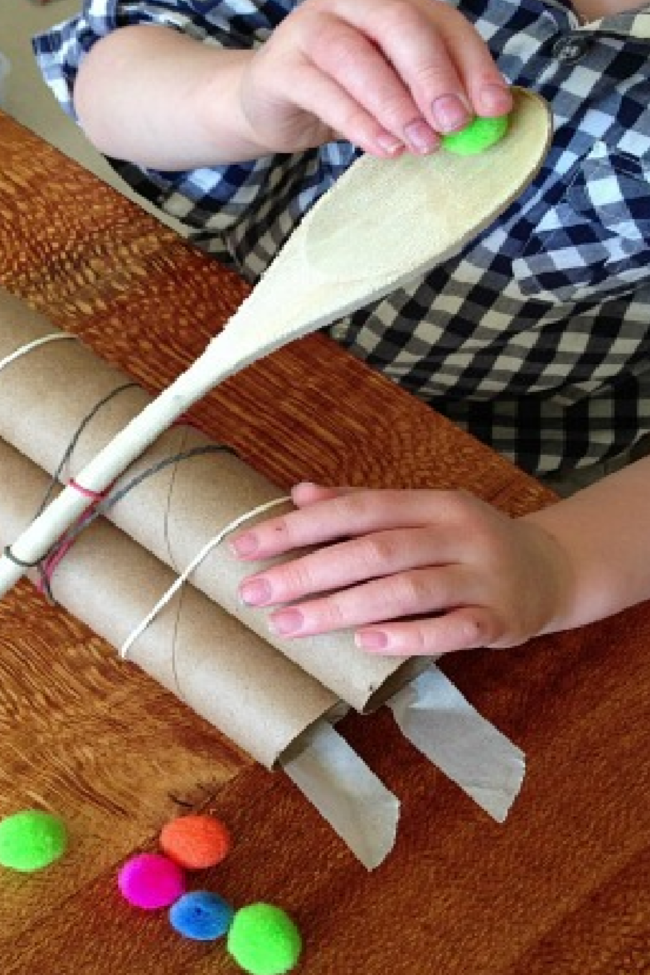 Building a Catapult for Kids {Simple Catapult = Catapult Games} | Kids ...