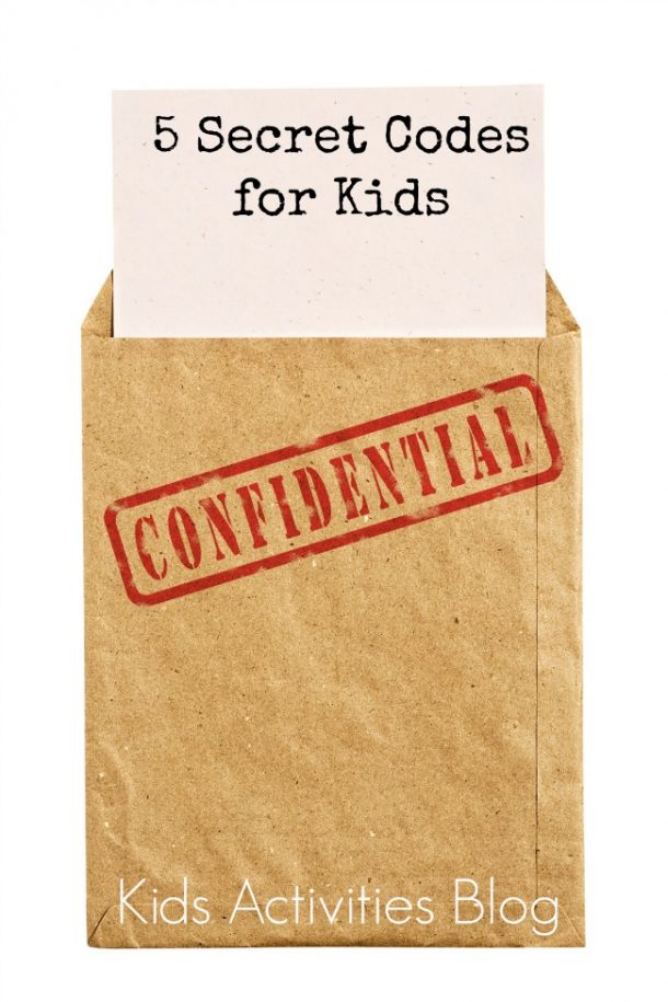 5 Secret Codes Kids Can Learn to Write a Coded Letter - Kids Activities ...