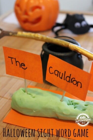 Fun DIY Halloween Sight Word Game for Kids | Kids Activities Blog
