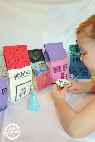 Paper House Craft: Make a Pretend City with Paper Bags | Kids ...