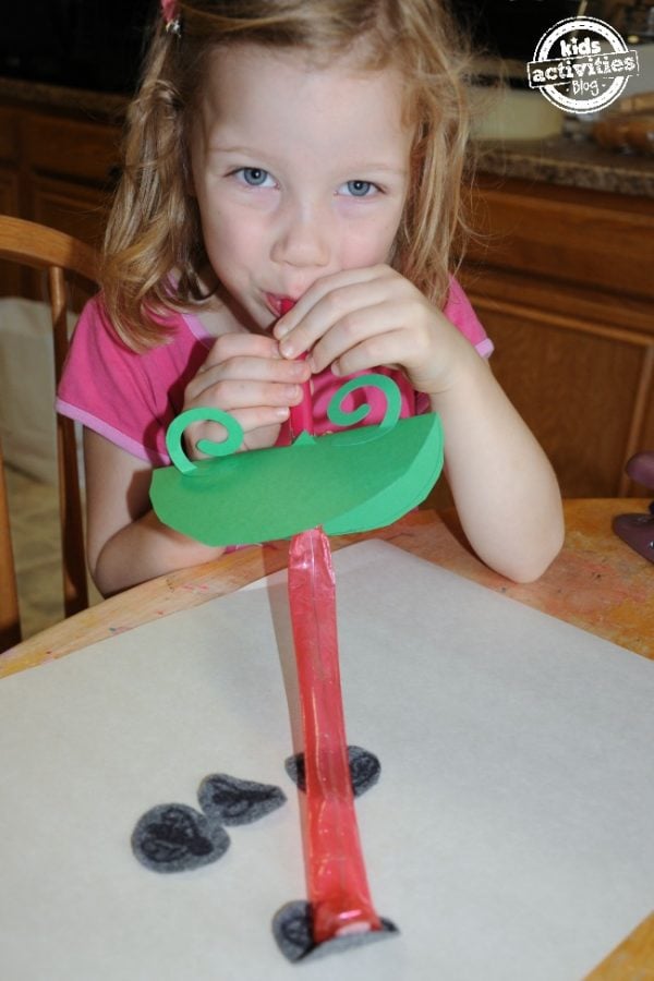 Sticky Tongue Frog Craft with Party Blower | Kids Activities Blog