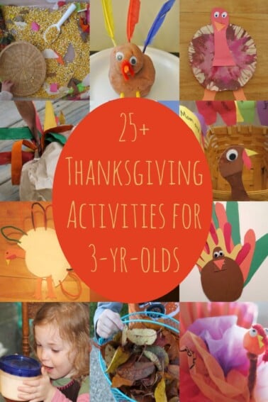 25+ Fun Thanksgiving Crafts & Activities for 3 Year Olds | Kids ...