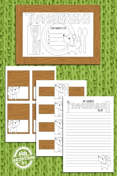 Free Print & Color Thanksgiving Coloring Placemats for Kids | Kids ...