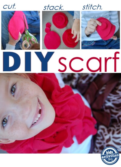 {Easy} DIY Fleece Scarf Kids can Make Kids Activities Blog