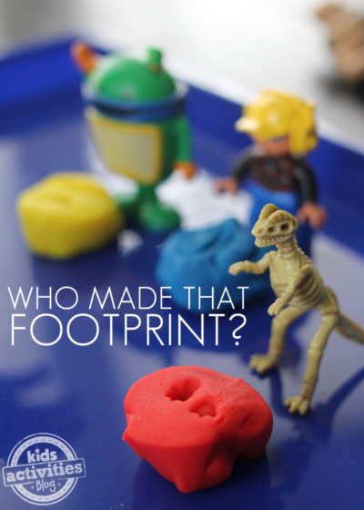 Toddler Game: Who Made That Footprint? Kids Activities Blog