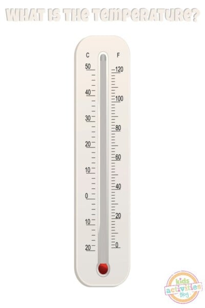How to Read a Thermometer: Free Printable & Craft | Kids Activities Blog