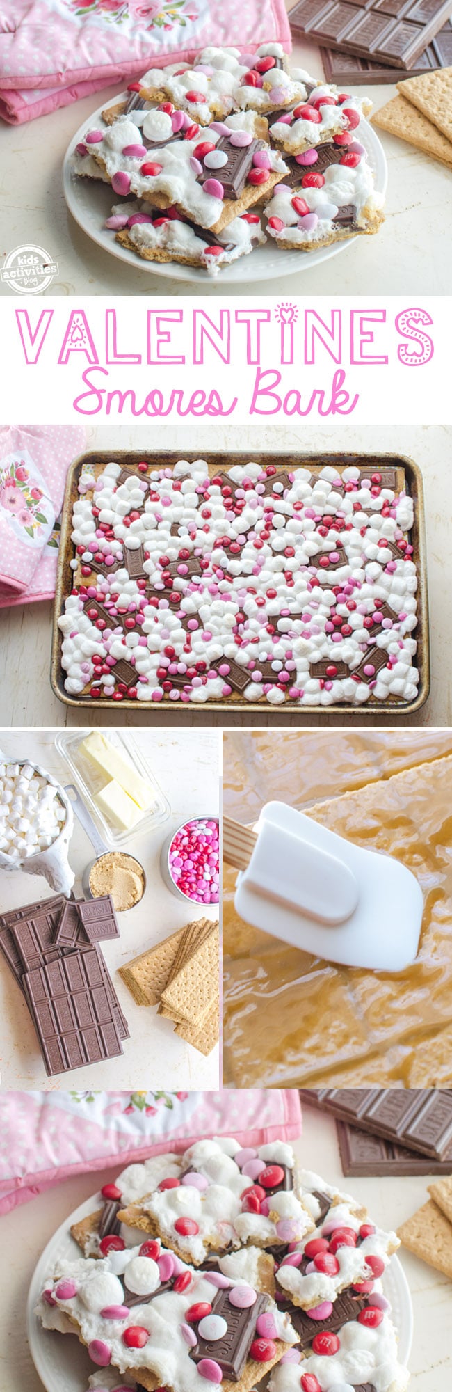 Valentine's Day S'mores Bark Recipe That The Whole Family Will Love