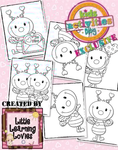 {Exclusive} Love Bug Coloring Pages - FREE! Kids Activities Blog