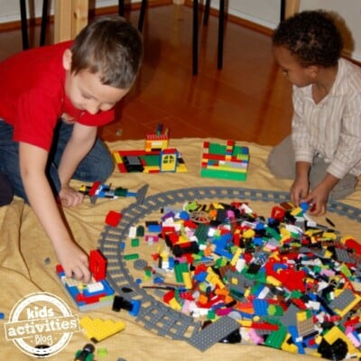 DIY LEGO Storage Pick Up & Play Mat | Kids Activities Blog
