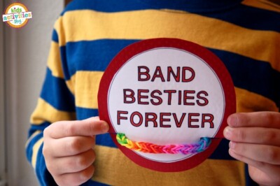 Band Bracelet Valentines Printable Kids Activities Blog