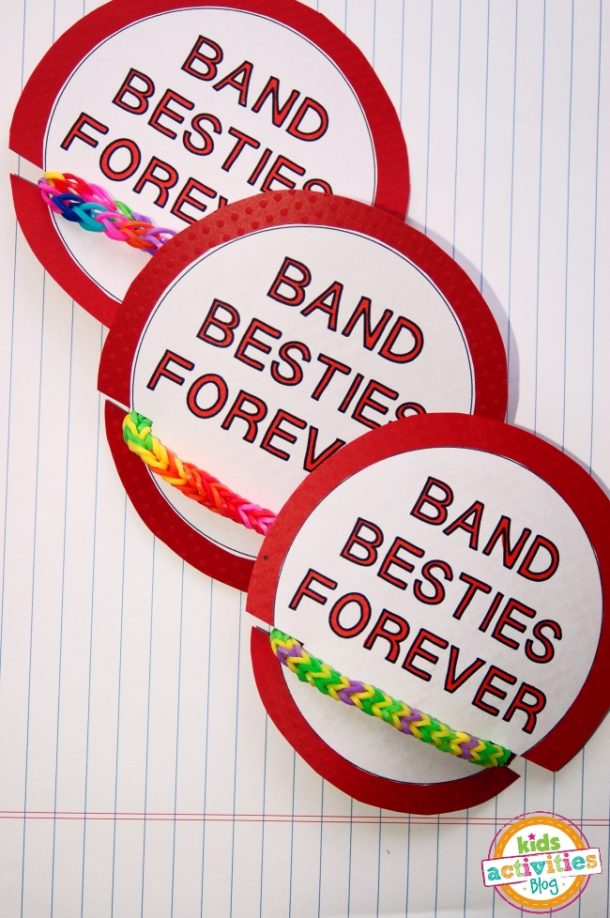 Band Bracelet Valentines Printable Kids Activities Blog