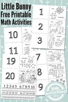 3 Fun and Adorable Math Activities From 1 Free Kids Printable