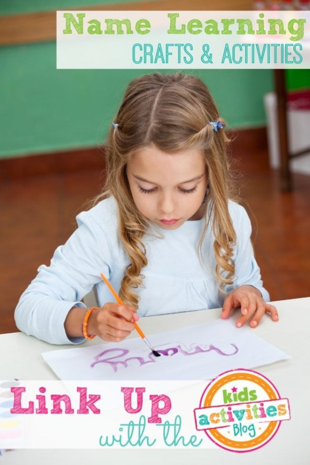 Name Learning Activities ~ Add Yours Kids Activities Blog
