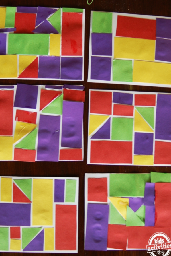 Colorful Math Art Project for Kids Inspired by the Artist Klee | Kids ...