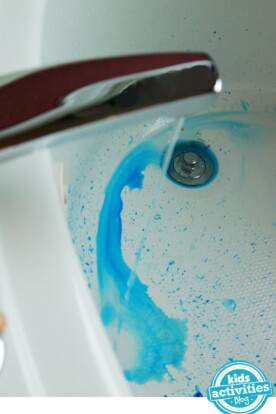 Silly Blue Bath Water Prank for Kids | Kids Activities Blog