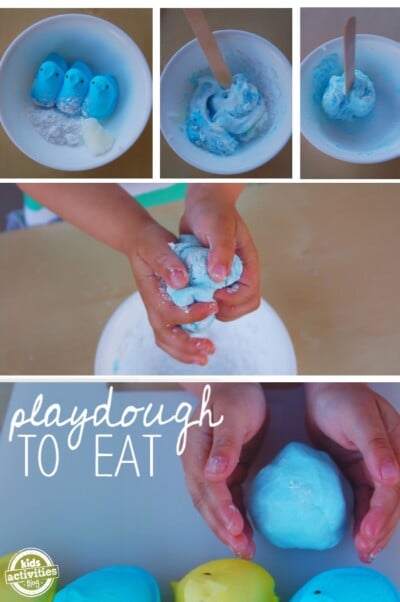 Coolest Peeps Play Dough Recipe Ever! | Kids Activities Blog