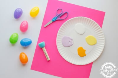 Preschool Easter Egg Craft Idea with Printable Egg Template | Kids ...