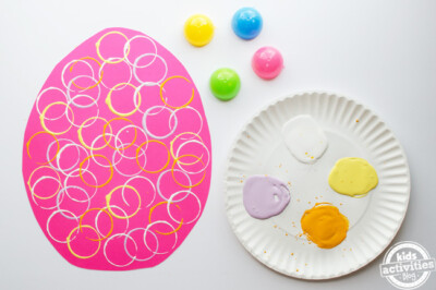 Preschool Easter Egg Craft Idea with Printable Egg Template | Kids ...