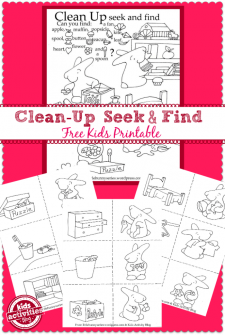 {Clean-Up Time} Free Kids Printables Kids Activities Blog
