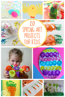20 Fresh & Fun Spring Art Projects for Kids | Kids Activities Blog