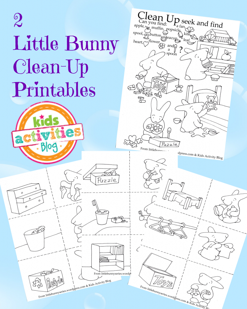 {Clean-Up Time} Free Kids Printables Kids Activities Blog