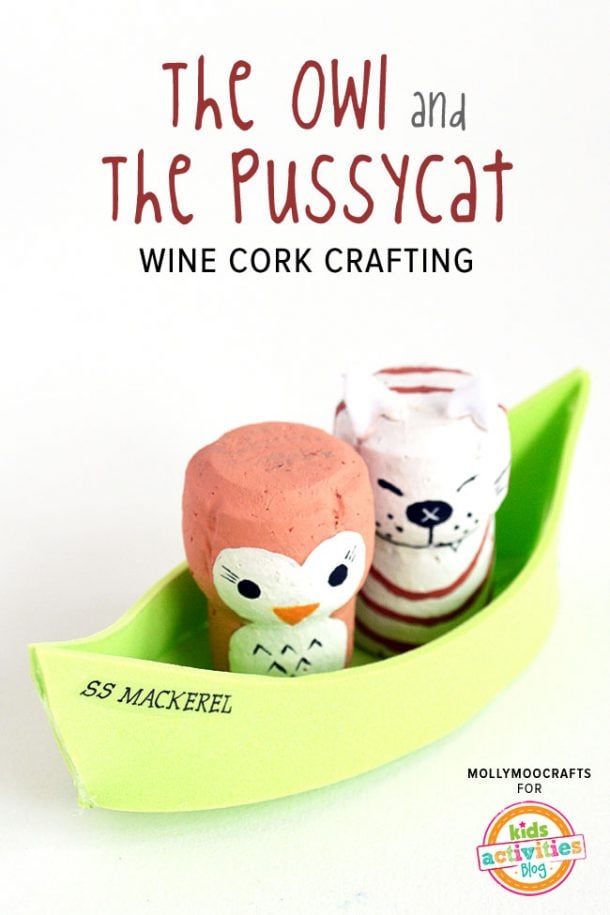 The Owl & The Pussycat Nursery Rhyme Craft for Kids | Kids Activities Blog