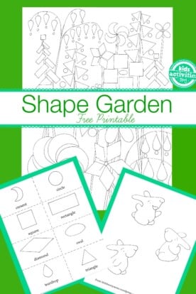 {Shape Garden} Kids Free Activity Printables Kids Activities Blog