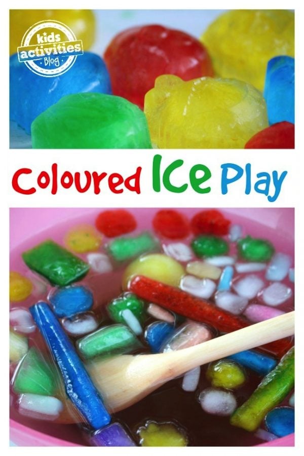 Let's Play with Colored Ice Cubes! | Kids Activities Blog