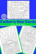 Free Father's Day Doodle Art Cards to Color Kids Activities Blog