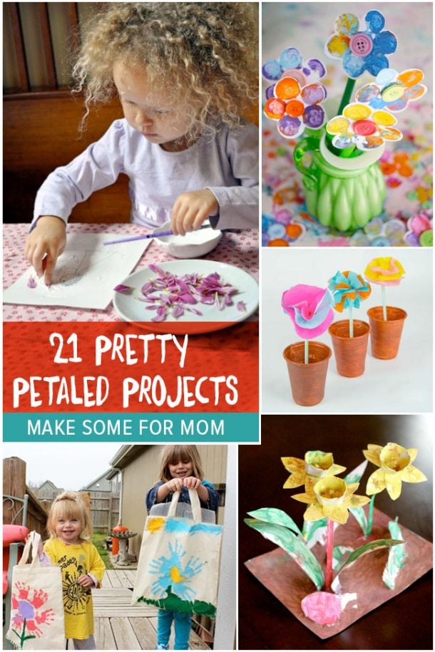 25 Super Easy & Pretty Flower Crafts for Kids | Kids Activities Blog