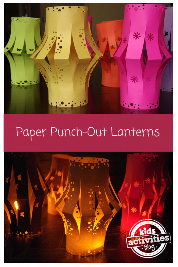 Paper Punch-Out Lanterns: Easy Paper Lanterns Kids Can Make | Kids ...