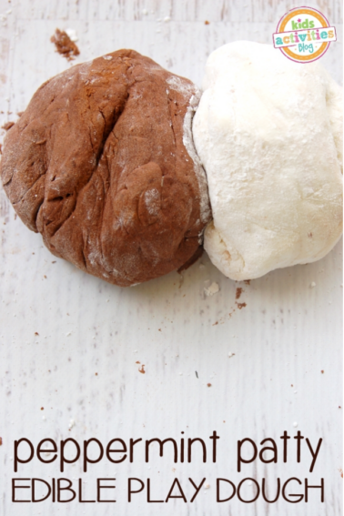 Chocolate and Peppermint Edible Playdough Recipe - Kids Activities Blog