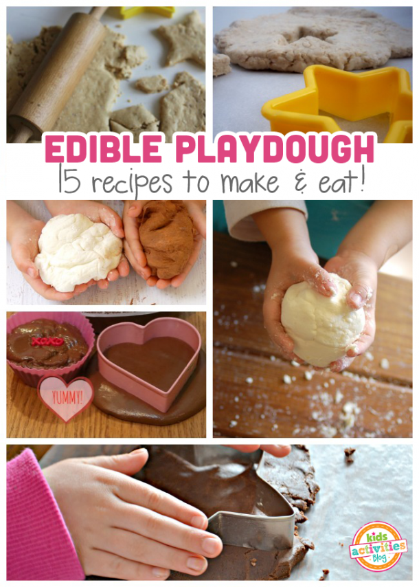 15 Homemade Edible Playdough Recipe Ideas | Kids Activities Blog