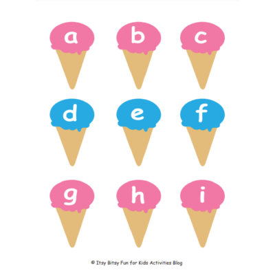Ice Cream File Folder Games Free Kids Printable | Kids Activities Blog