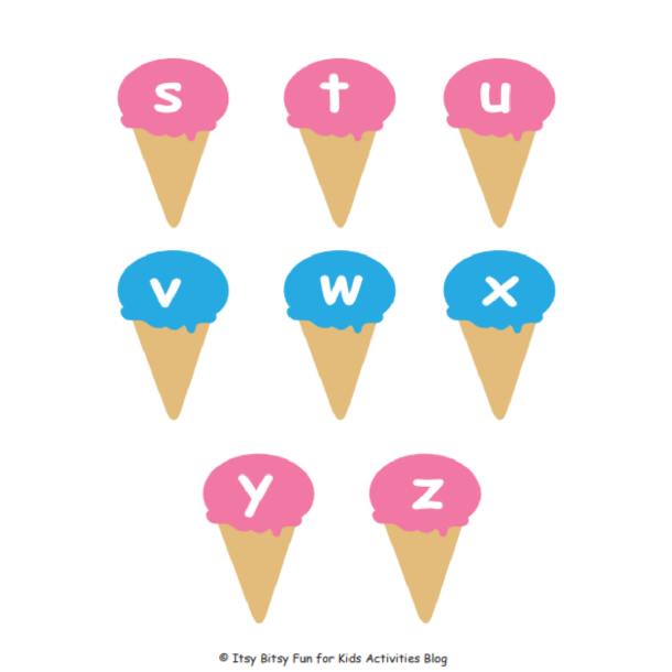 Ice Cream File Folder Games Free Kids Printable | Kids Activities Blog