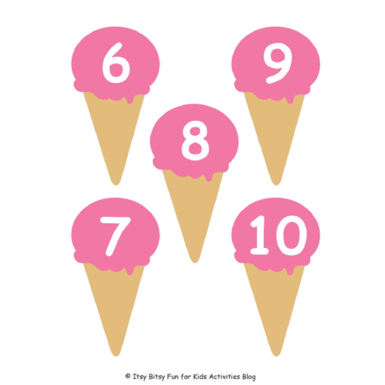 Ice Cream File Folder Games Free Kids Printable | Kids Activities Blog