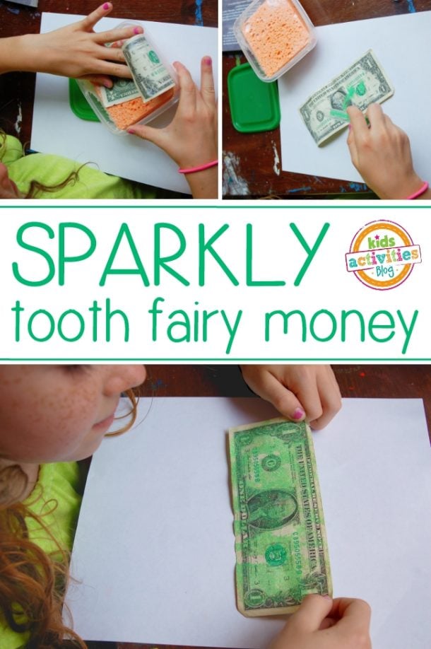 Sparkly Tooth-Fairy Money | Kids Activities Blog