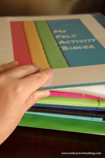 Make Your Own Portable Quiet Book For Kids | Kids Activities Blog