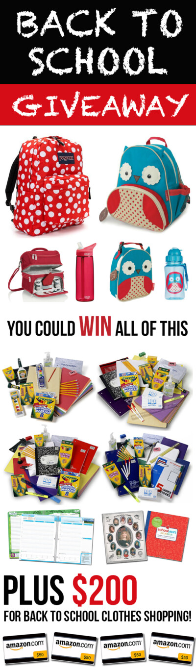 Back To School Giveaway Pack Worth $500! Kids Activities Blog