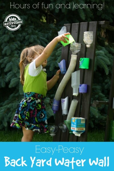 Make a DIY Water Wall for Your Backyard | Kids Activities Blog