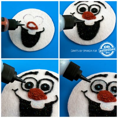 Easy Olaf Craft with Printable Olaf Template | Kids Activities Blog